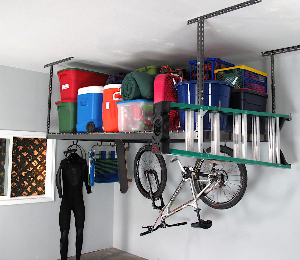 3 Keyways to free up garage space using Overhead storage racks