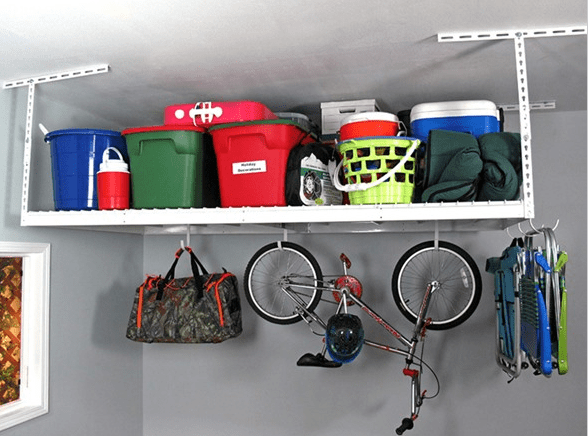 Declutter your garage with overhead storage racks in Magna UT